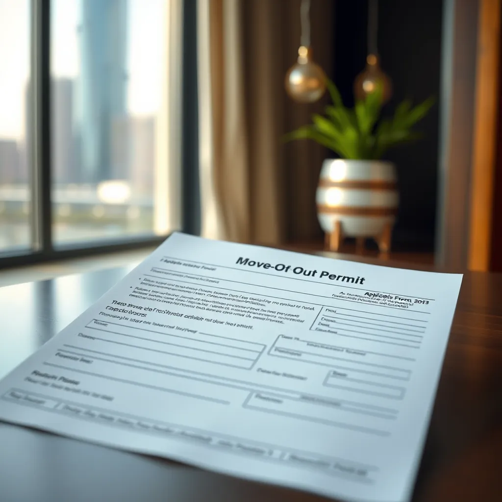 Understanding the Emaar Move-Out Permit Process in Dubai